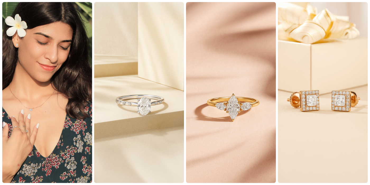 Lab Grown Diamond Jewellery Online | Engagement Rings | Earthly Jewels