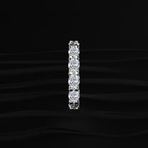 Ferris Wheel Oval Diamond Band | Modern Eternity Ring – Earthly Jewels