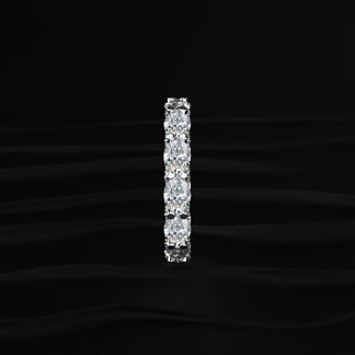 Ferris Wheel Oval Diamond Band | Modern Eternity Ring – Earthly Jewels