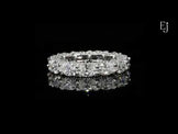 Ferris Wheel Oval Diamond Band | Modern Eternity Ring – Earthly Jewels
